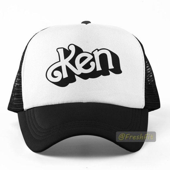Accessories | Ken Blackwhite Foam Trucker Hat Mesh Snapback Cap | Poshmark